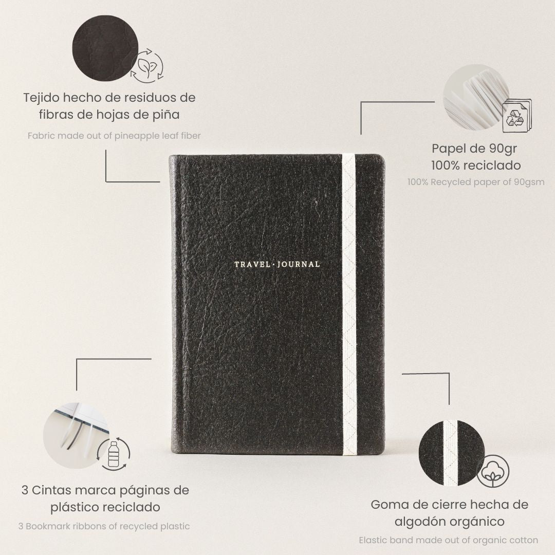 Travel Journal (Diario de Viaje) | MELPOM | Papelería sostenible y de ...